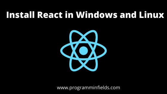 Install React js in Windows and Linux Step By Step Guide For Beginners