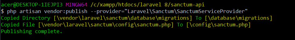 Create Laravel 8 Sanctum Authentication For RESTful APIs For Todo App